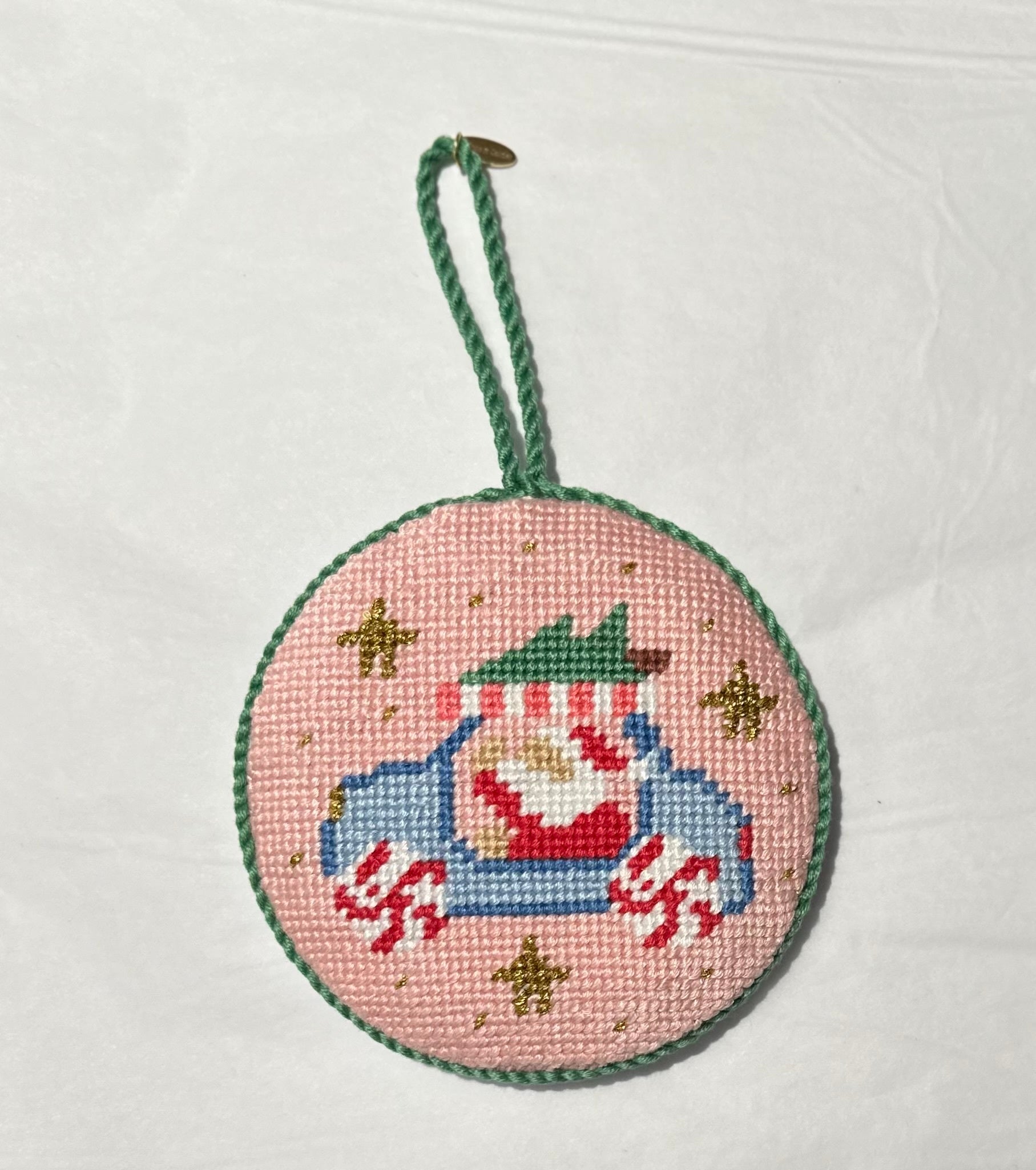 Coco Frank x Calder Clark Santa Jolly Ornament | West Village Knit & Needle